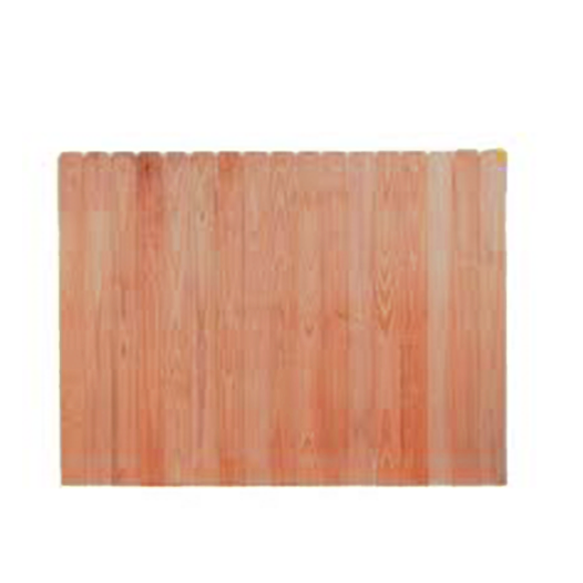 6 ft x 8 ft Cedar Panel Dog-Ear STAINED / 2x4 CT Rails | The Ranch ...